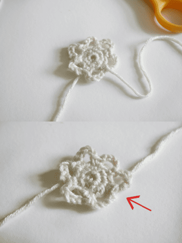 Two-Tone Crochet Flower