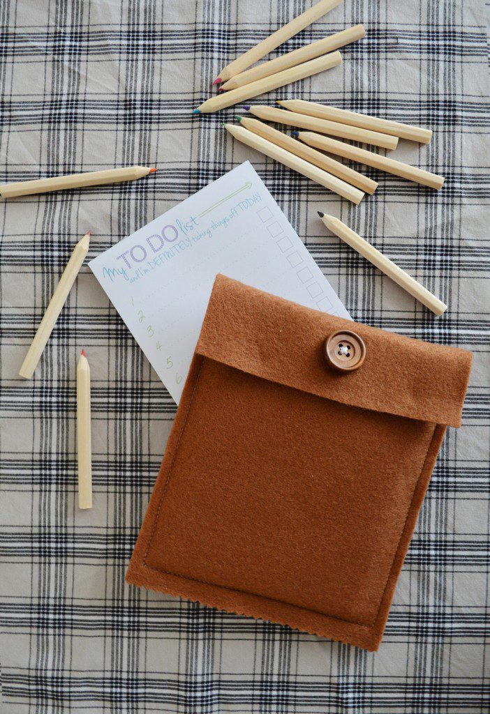 DIY Woodland Notepad Cover